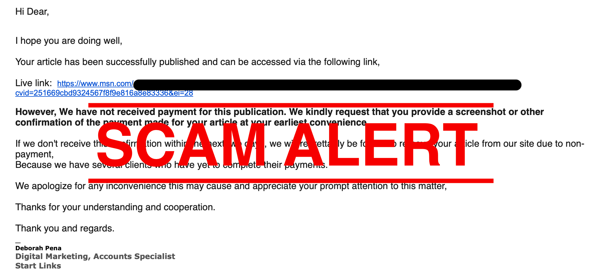 These Guest Post Payment Demand Emails Are Scams!